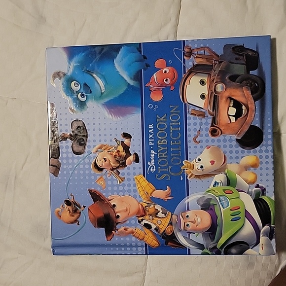 Disney | Other | Disney Pixar Storybook Collection Blue And Red Book ...